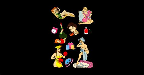 Pinup Stickers Girl Stickers Sexy Stickers Comics Stickers Pinup Magnet Teepublic