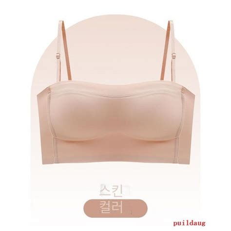 속옷 여성의 얇은 큰 가슴은 작은 끈이없는 스트랩과 아름다운 등은 림 브라 여름없이 가슴을 수집합니다 가격 변동 추적