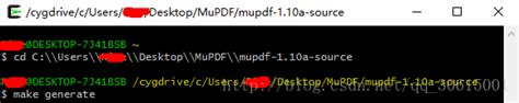 Window10下mupdf源代码编译mupdf 编译 Windows Csdn博客