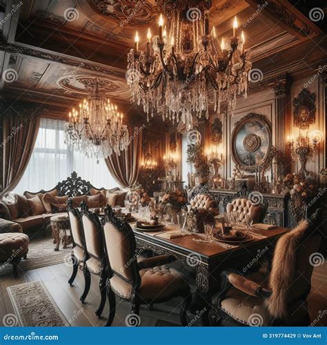 Rustic Elegance Rustic Design With Luxurious Touches Like Cry Stock