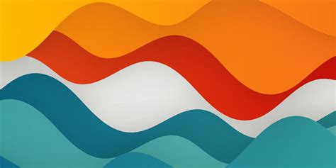 Abstract Colorful Wave Pattern Background Trendy Wave Fluid Liquid
