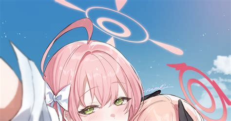 ブルーアーカイブ 水着ハナコ＆コハル Nimaのイラスト Pixiv