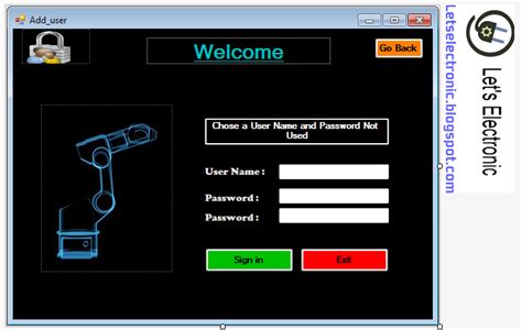 LET S ELECTRONIC Robotic Arm Based On ATMEGA MCU Controlled By Windows C Application