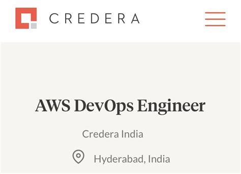 Yusufzai Fawwad On Linkedin Aws Devops Engineer Credera India