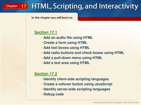 ppt section 17 1 add an audio file using html create a form using