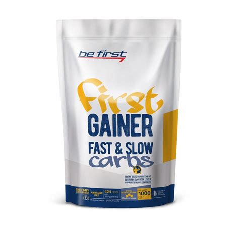 Be first Gainer 1000 г - Магазин здорового и спортивного питания в ...