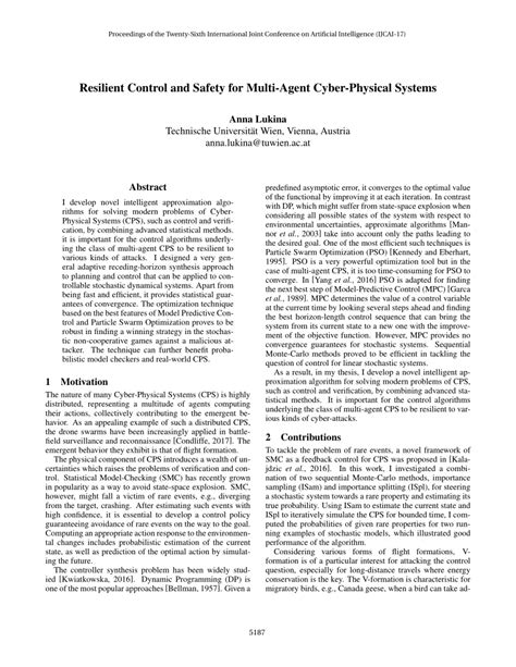 Download Pdf Resilient Control And Safety For Multi Agent Cyber