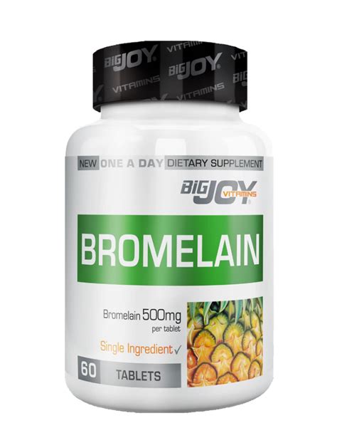 Bigjoy Vitamins Bromelain 500mg 60 Tablet Visante