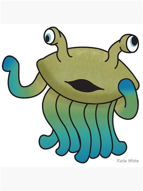 Flumph Cute Dnd Monster Art Print For Sale By Fenris Kewhite Redbubble