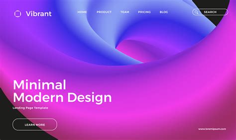 3d 흐름 모양을 가진 유행 추상적인 디자인 템플릿입니다 동적 그라데이션 컴포지션 랜딩 페이지 커버 브로셔 전단지 프레젠테이션 및 배너에 적용 가능 합니다 벡터