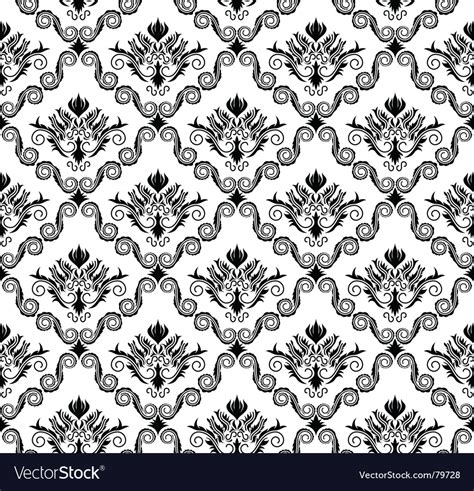 Damask Pattern Royalty Free Vector Image VectorStock