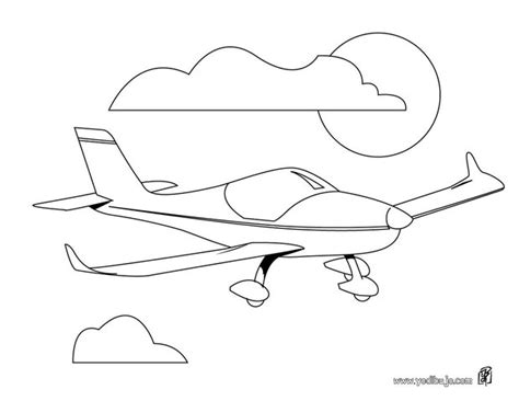 Dibujos Para Colorear Un Jet Privado