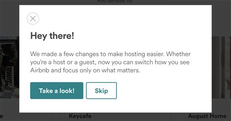 Airbnb Design Change Modal Chameleon