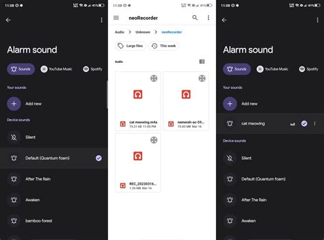 how to record and customize your android alarm clock sounds android