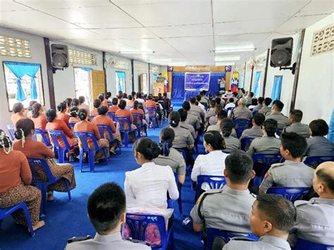 တာချီလိတ်ခရိုင် ရဲတပ်ဖွဲ့ဝင်မိသားစုများ၏ သား သမီးများအား ပညာသင်စရိတ်နှင့် စာရေးကိရိယာများ ထောက