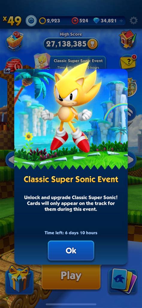 Sonic Dash Classic Super Sonic By 0230137 On Deviantart