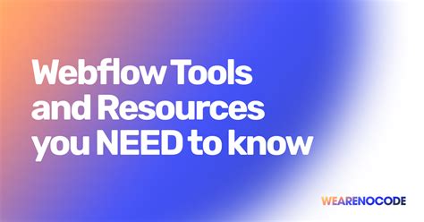 webflow no code tools and resources [you will need] by caio calderari
