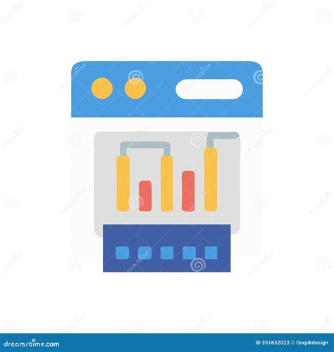 Packet Analyzer Technology Icon Vector Illustration 351631976