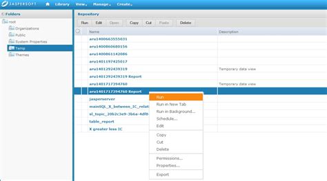 How To Customize Navigation Resource Menu Right Click On Resource How To Jaspersoft Community
