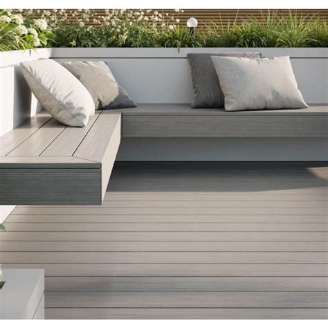 Woodgrain Composite Decking Board Low Maintenance Anti Slip