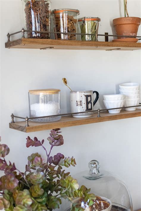 Diy Gallery Rail Shelves It S Me Christyb