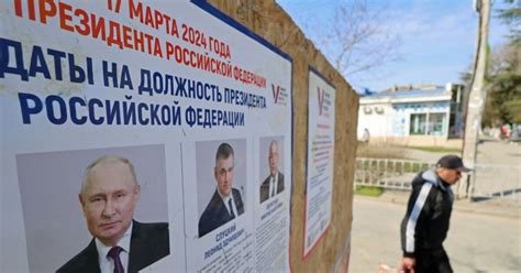 Los Rusos Acuden A Las Urnas En Una Farsa De Elecciones Para Elegir A Su Presidente Infobae