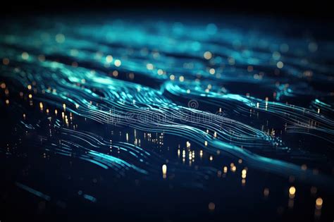 Abstract Technology Big Data Background Concept Stock Illustration