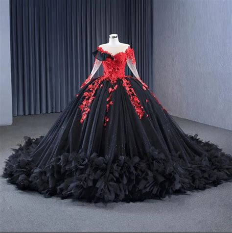 Vestidos G Ticos De Princesa Para Quincea Era Ropa De Manga Larga Con