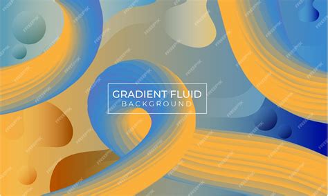 Premium Vector Fluid Watery Wavy Gradient Background Vector Fluid Wallpaper