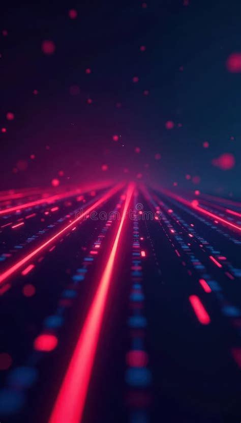 Abstract Digital Security Concept With Glowing Lines Data Security Code Cyber Security Stock