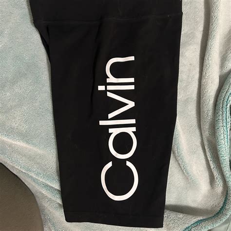 Calvin Klein Sportswear Womens Black Leggings Depop
