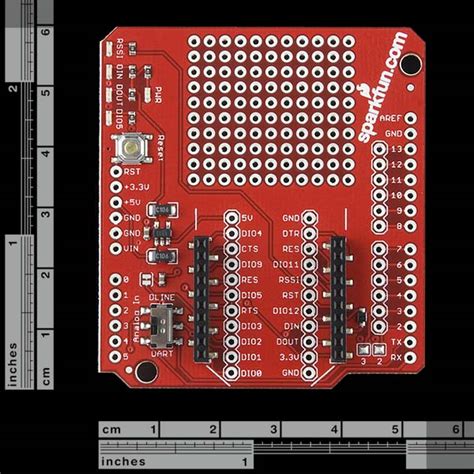 xbee shield wrl 09976 sparkfun electronics