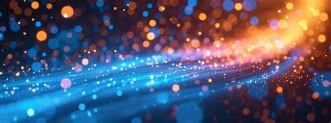 Premium Photo High Tech Connectivity Glass Fiber Cable Banner For Web