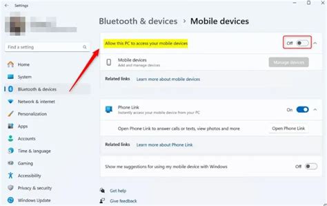 Windows 11 でこの Pc のモバイル デバイスへのアクセスを停止または許可する Wellcome