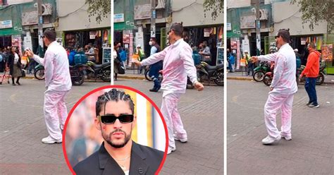 Bad Bunny En Perú 2022 Joven Se Viste Como El Conejo Malo Y Saca Los