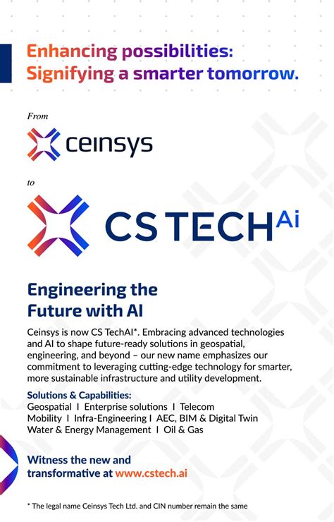 Ceinsys Tech Limited On Linkedin Cstechai Ai Ceinsys