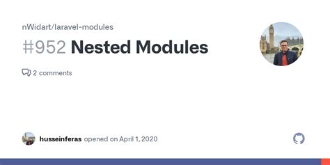 Nested Modules · Issue 952 · Nwidartlaravel Modules · Github