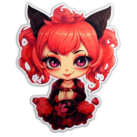 Premium Vector Chibi Girls Vector Illustration