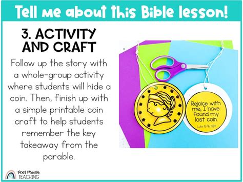 The Parable Of The Lost Coin Printable Bible Craft And Lesson For