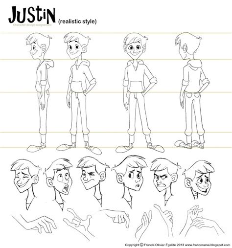 Francos Blog Character Design Teen Character Design Tutorial Character Model Sheet Character