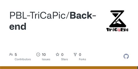 GitHub PBL TriCaPic Back End