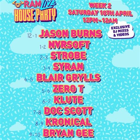 Stream BRYAN GEE RAMLIVE HOUSE PARTY MIX APRIL 18TH 2020 By BRYAN GEE