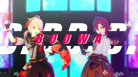 【原神mmdgenshin Impact Mmd】ビビデバ【鹿野院平蔵楓原万葉】 Youtube