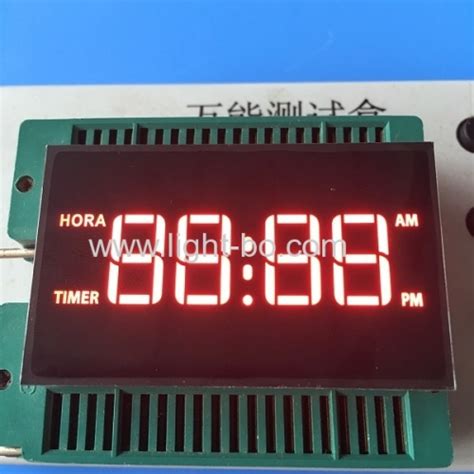 Ultra Red Common Anode 4 Digit 7 Segment Led Clock Display For Gas Cooker Oven Timer