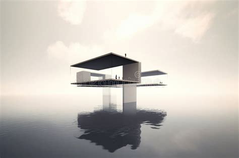New Modern Unrealistic Design Futuristic Building Out Of The Water