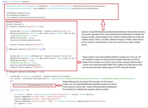 Asp Net Mvc WS FEDERATION AUTHENTICATION MODULE Signout In ASPNET Not