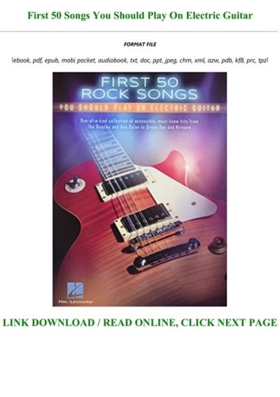 First50songsyoushouldplayonelectricguitar