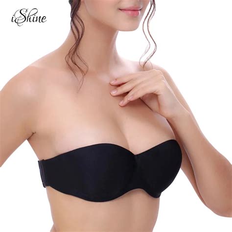 Women Sexy Sotft Lingerie Half Cup Strapless Underwire Bras Invisible
