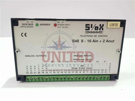 Siox S48 8 16 Ain 2 Aout Analog Input Output Module Telefrang 6ss48
