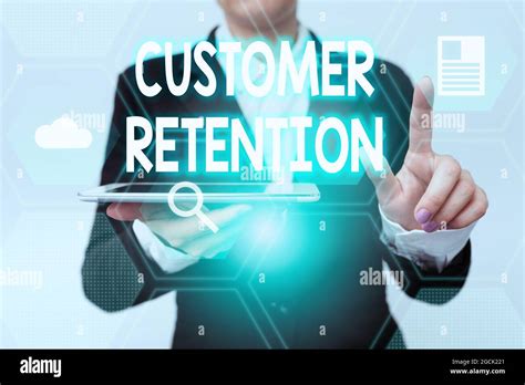 Sign Displaying Customer Retention Business Approach Actions Or Activities Companies Take To